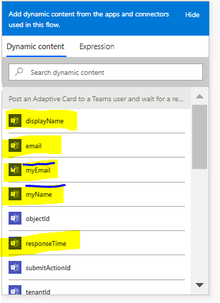 Collect response from a user with Adaptive Card in Teams using Power ...