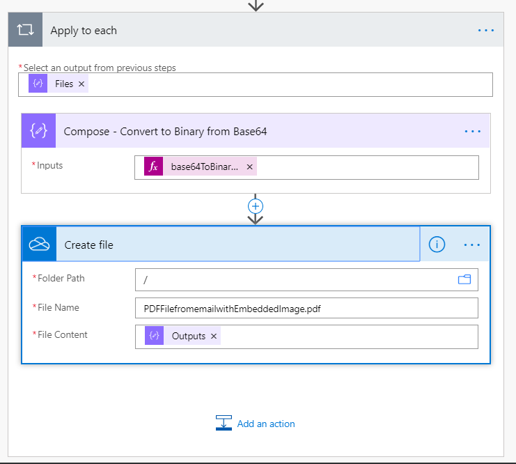 Convert Outlook Email with embedded images to PDF using PowerAutomate ...