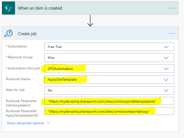 Copy & Apply Site Template to a SharePoint site using Power Automate ...