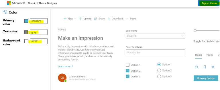 Create/Delete a SharePoint custom theme using PowerAutomate – Mohamed ...