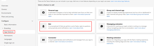 Send Teams channel message aka proactive message using custom Teams bot ...