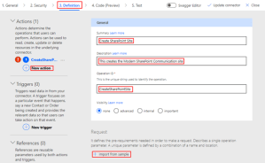 Call SharePoint REST API in a custom connector (Power Apps/Power ...